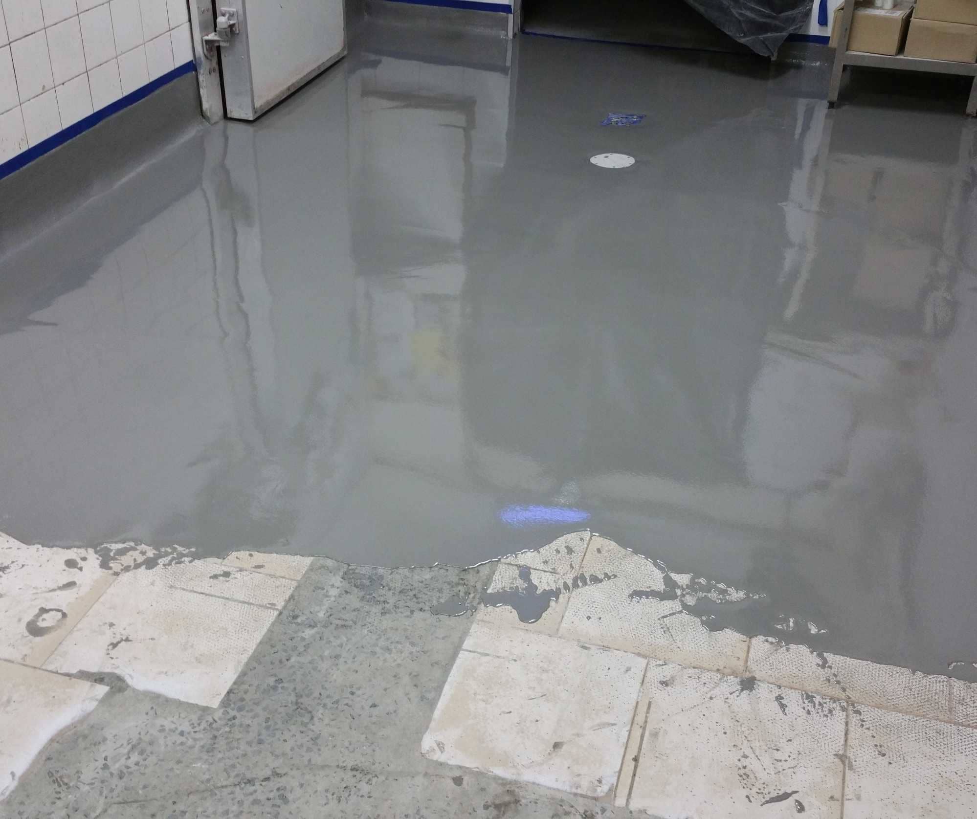 Epoxy Flooring on Tile - Atlas Coating Pty Ltd